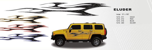 ELUDER : Automotive Vinyl Graphics and Decals Kit - Shown on HUMMER SUV ...