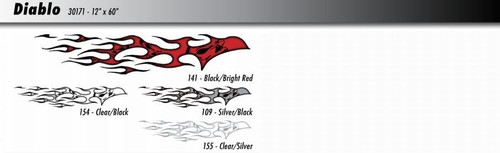 DIABLO : Vinyl Graphics Decals Stripes Kit (Universal Fit Shown on ...