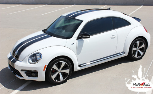 BEETLE RALLY : Volkswagen Beetle Racing Stripes Bumper to Bumper Rally ...
