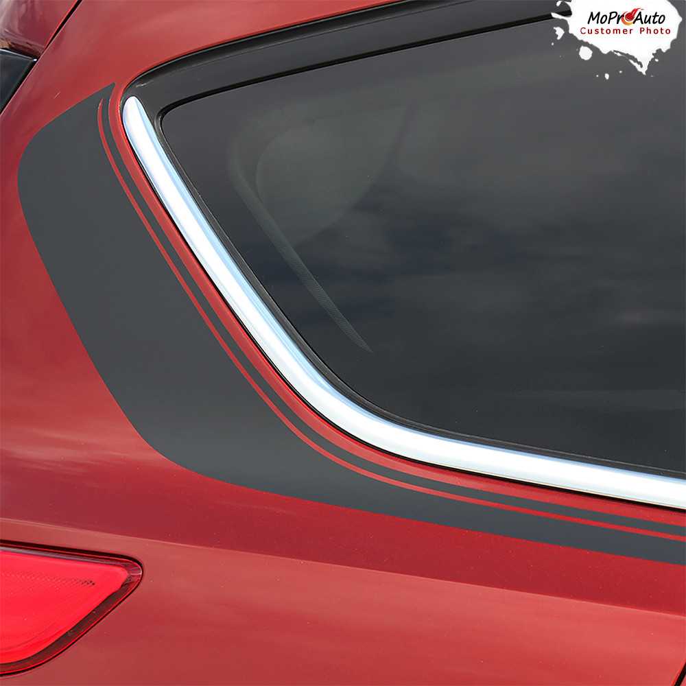 RUNAROUND | Ford Escape Upper Body Line Stripes Vinyl Graphics Decal ...