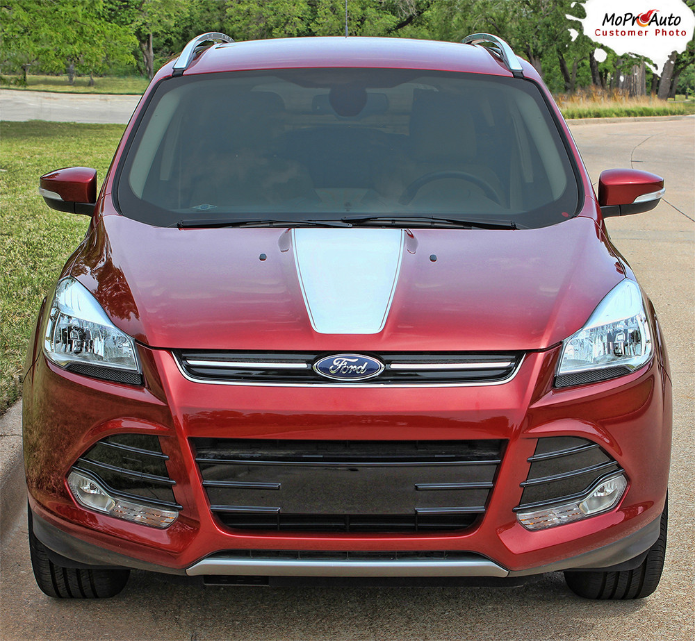 CAPTURE : Ford Escape Hood Vinyl Graphics Decal Stripe Kit 2013-2019 ...