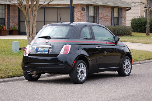 2011-2019 SE 5 ITALIAN APPLIQUE STRIPE : "Gucci Style" Fiat 500 Abarth ...