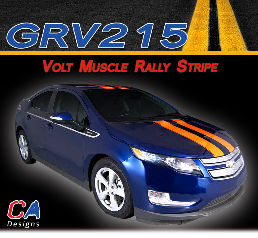 2011-2015 Chevy Volt Muscle Rally Vinyl Stripe Kit - MoProAuto ...