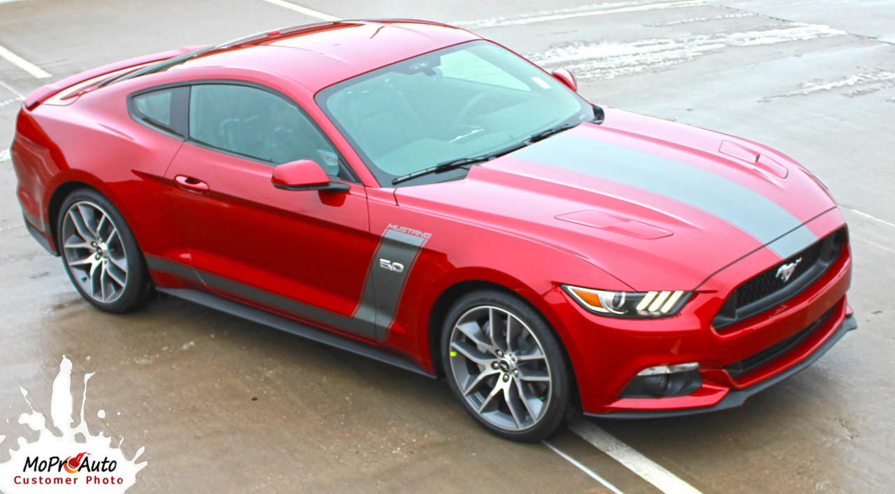 STELLAR : Ford Mustang BOSS Stripe Hood and Side Door Decals Vinyl ...
