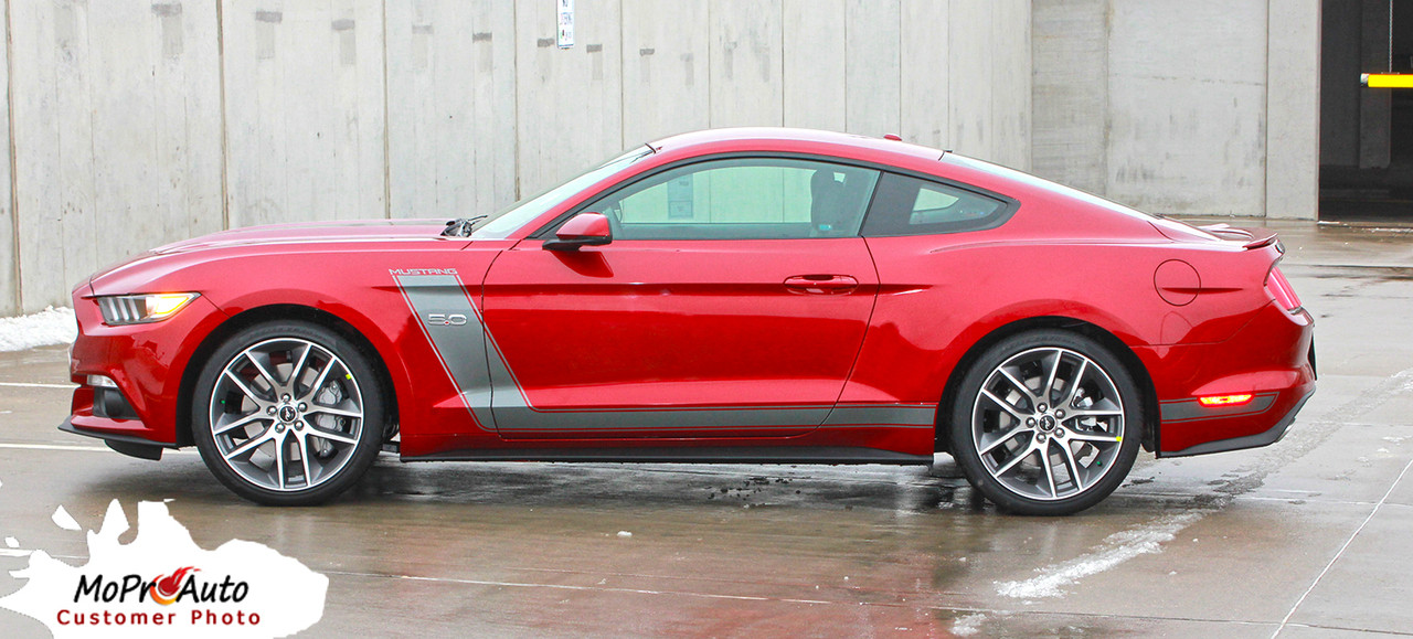 STELLAR : Ford Mustang BOSS Stripe Hood and Side Door Decals Vinyl ...