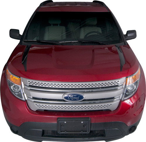 2011-2015 Ford Explorer Hood Spears Vinyl Stripe Kit - MoProAuto ...