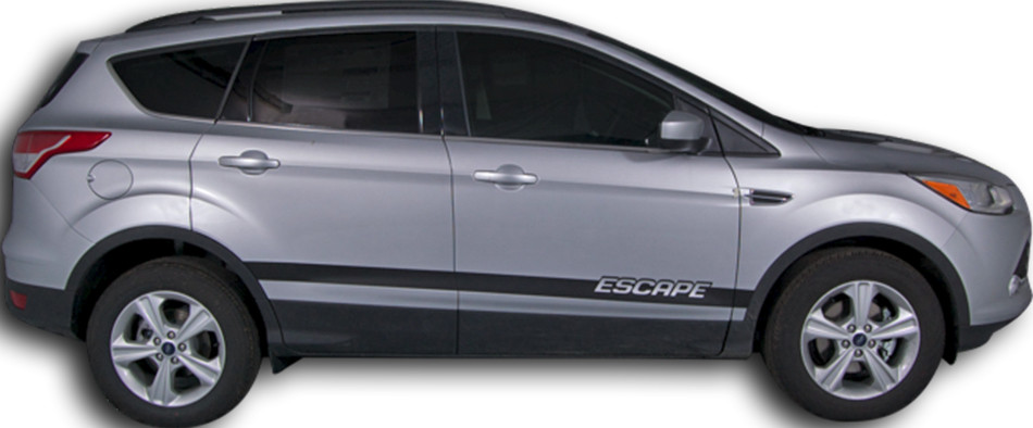 2011-2015 Ford Escape Solid Rocker Vinyl Stripe Kit - MoProAuto ...