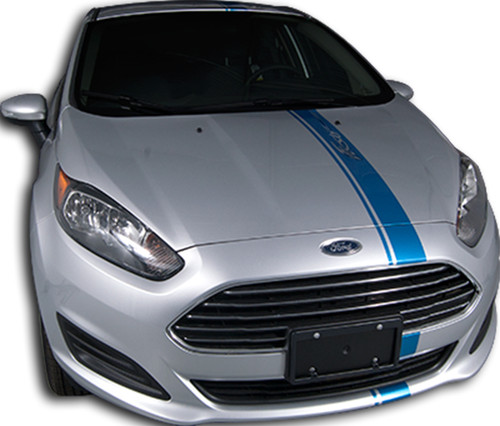 2014-2015 Ford Fiesta Hatchback Euro Rally Vinyl Stripe Kit - MoProAuto ...