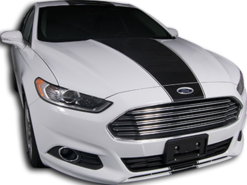2013-2015 Ford Fusion Complete Center Racing Vinyl Stripe Kit ...