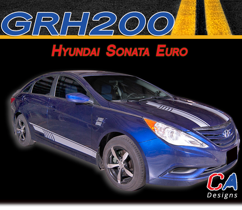 2009-2014 Hyundai Sonata Euro Vinyl Stripe Kit - MoProAuto ...