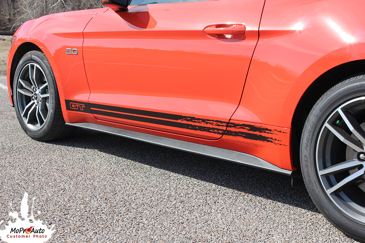 BREAKOUT ROCKER : Ford Mustang Rocker Panel Stripes Lower Door Decal ...