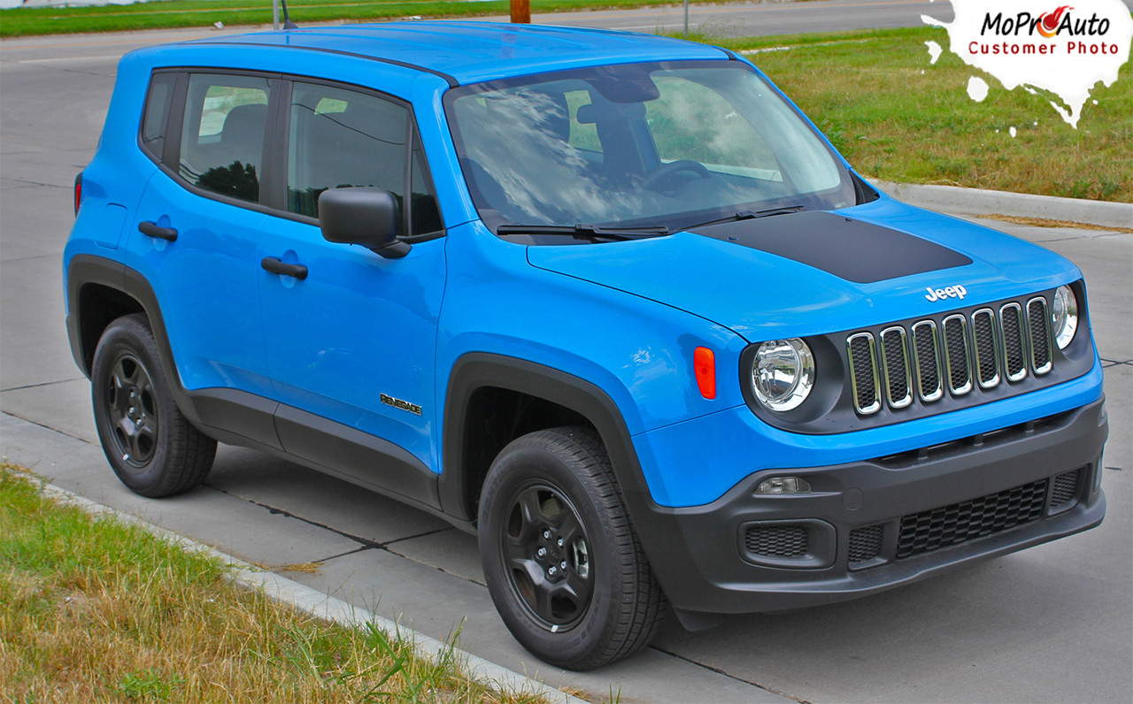 RENEGADE HOOD : Jeep Renegade Hood Decal Trailhawk Vinyl Graphics ...