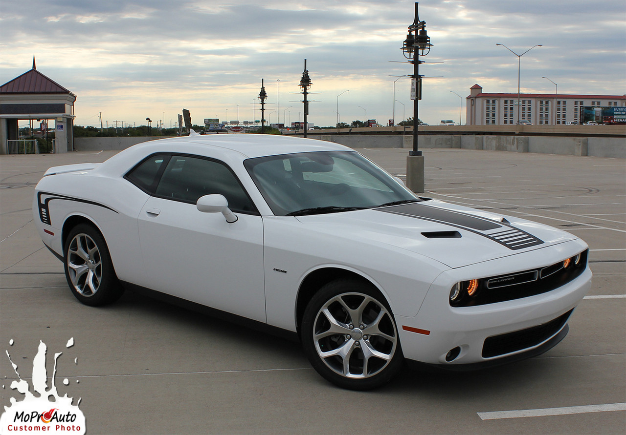 Dodge Challenger CUDA STROBE Stripe : Hood Decals and Side Vinyl ...