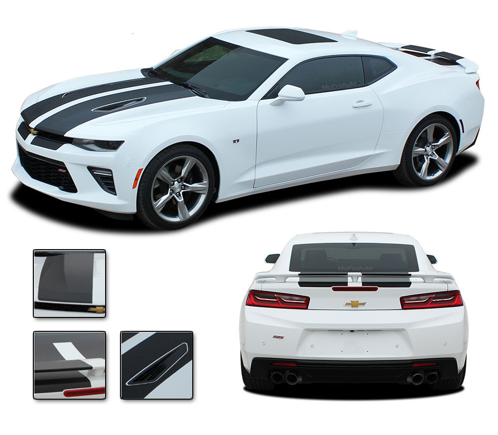 2016, 2017, 2018 Chevy Camaro Vinyl Graphics Racing Stripes Rally ...