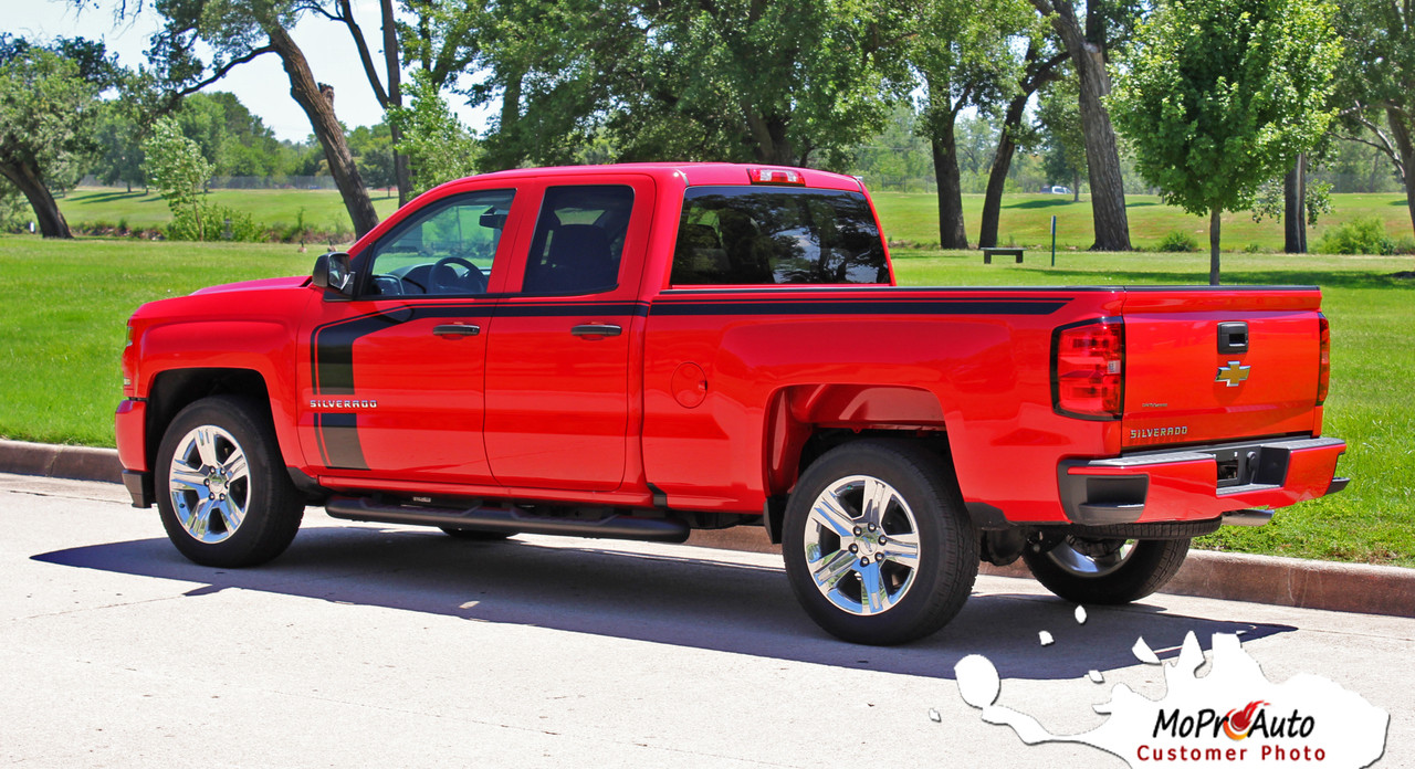 FLOW | Buy 2016-2018 Chevy Silverado Special Edition Rally Style Hood ...