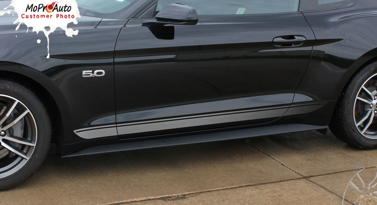 FADE ROCKERS : Ford Mustang Rocker Panel Stripes Lower Door Decal ...