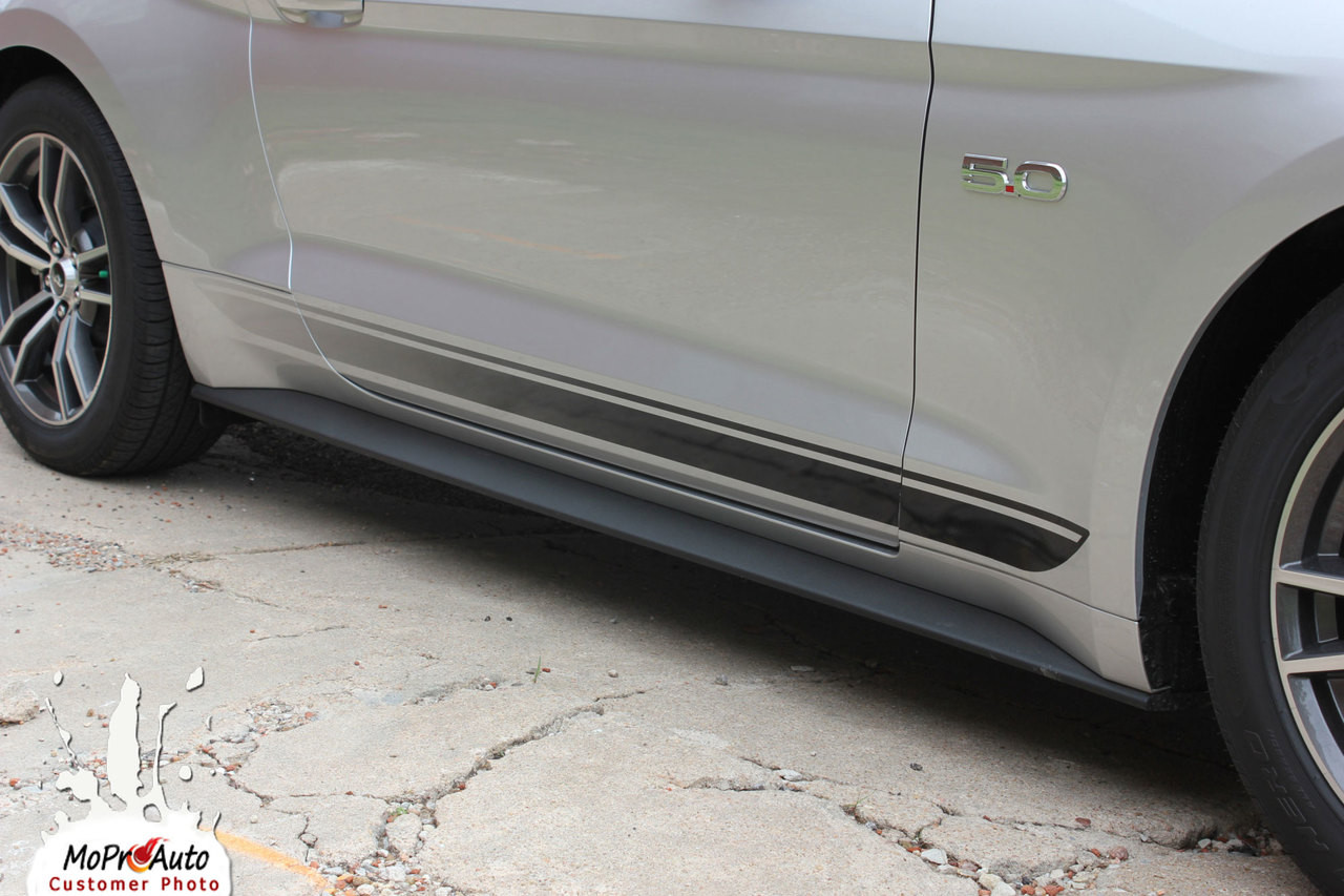 FADE ROCKERS : Ford Mustang Rocker Panel Stripes Lower Door Decal ...