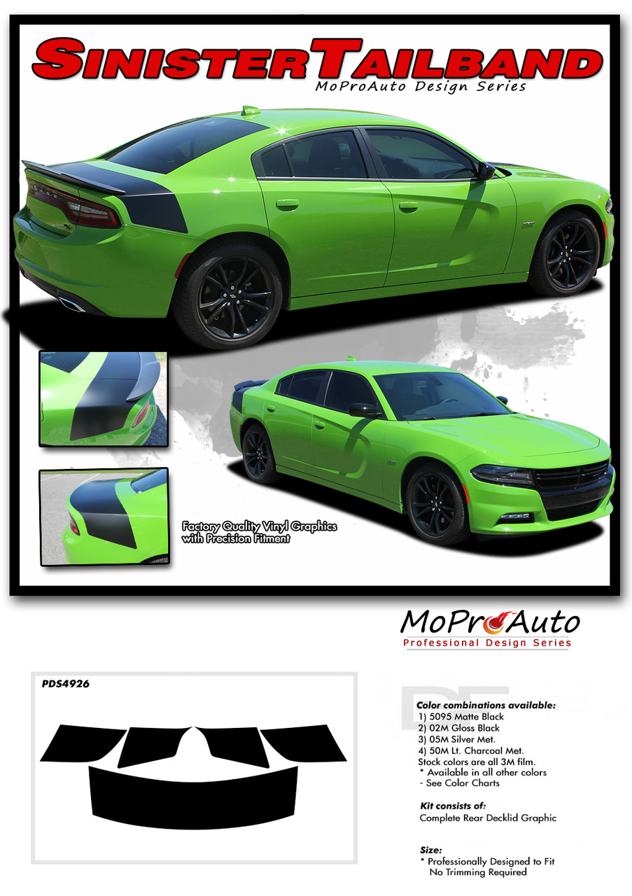 SINISTER TAILBAND : Dodge Charger Trunk Stripes Daytona Hemi SRT 392 ...