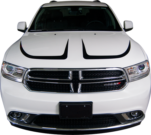 2010-2018 Dodge Durango Hood Scallops Stripe Vinyl Striping Graphic Kit ...