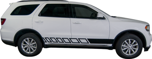 2010-2018 Dodge Durango Reveal Rocker Stripe Vinyl Striping Graphic Kit ...