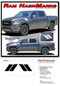 RAM HASH MARKS : 2019 2020 2021 2022 Dodge Ram Hood Double Bar Stripes ...