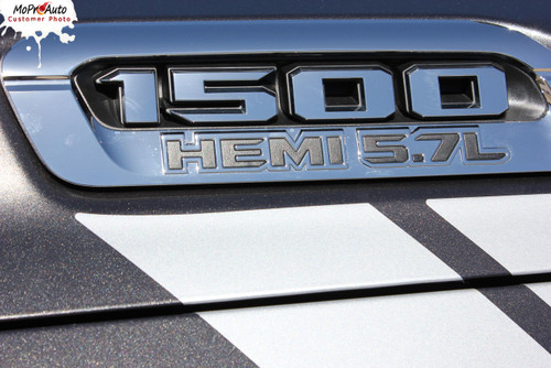 RAM HASH MARKS : 2019 2020 2021 2022 2023 2024 Dodge Ram Hood Double ...