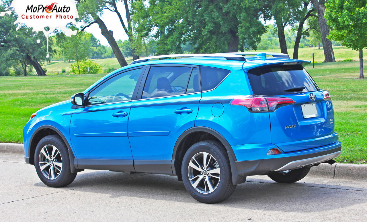 RAVAGE SIDES : Toyota RAV4 Side Door Stripes Vinyl Graphic Accent Decal ...