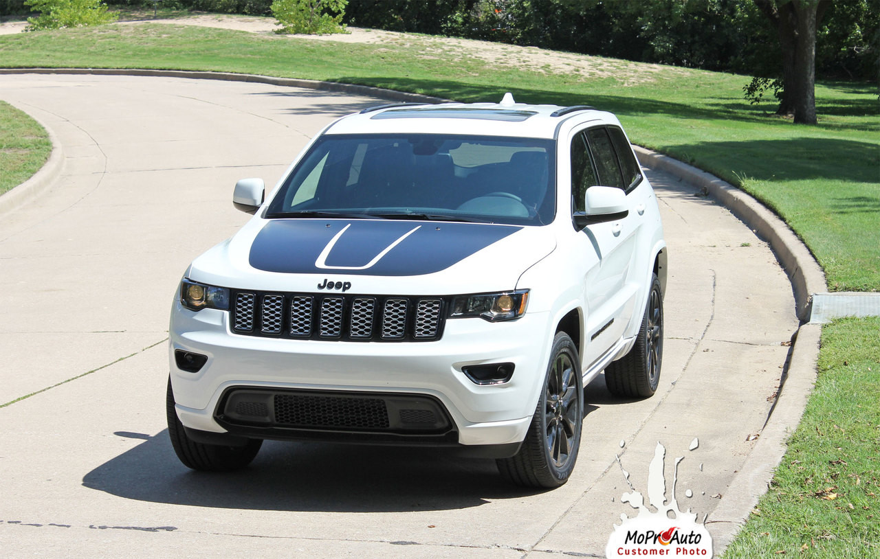 TRAIL HOOD : Jeep Grand Cherokee Trailhawk Hood Decal Stripe Vinyl ...