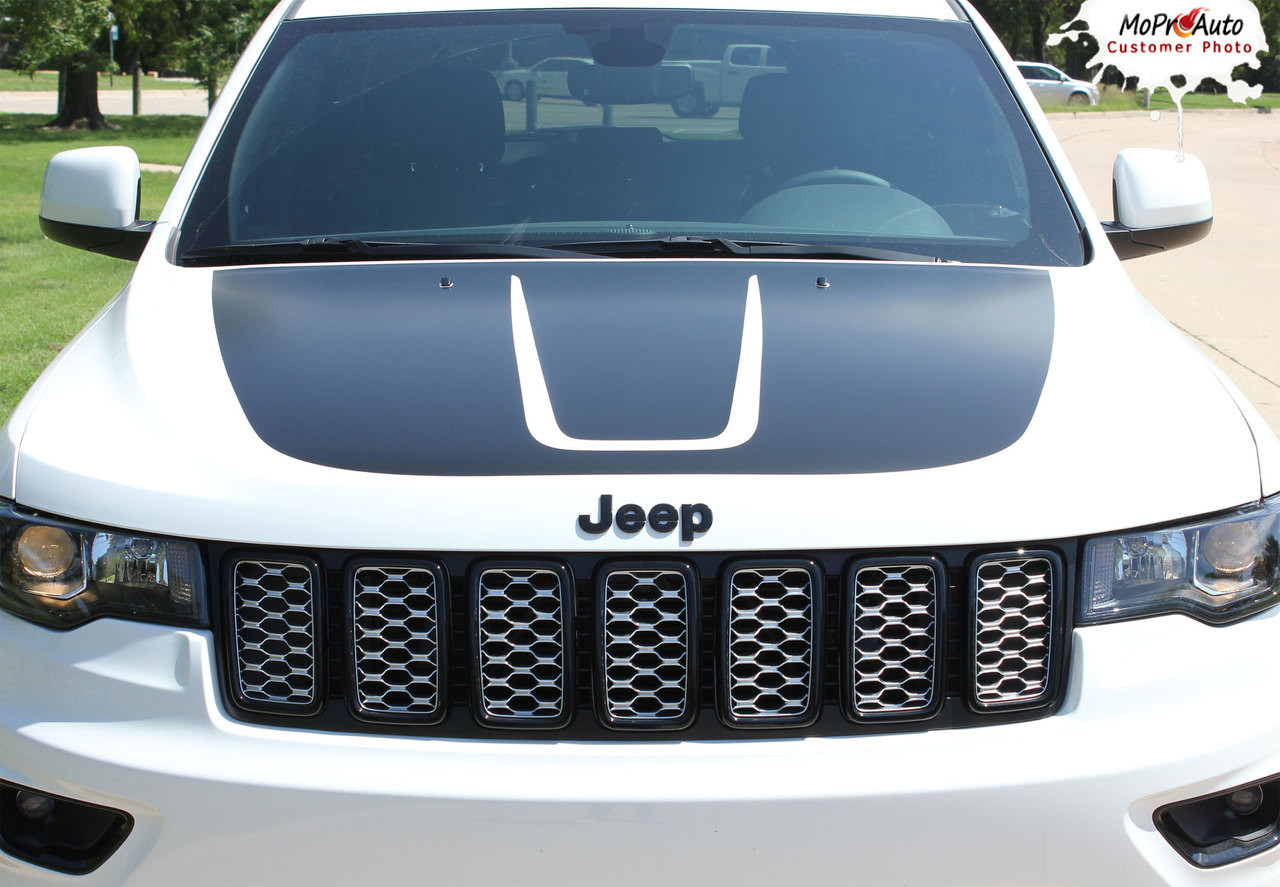 TRAIL HOOD | Jeep Grand Cherokee Trailhawk Hood Decal Stripe Vinyl ...