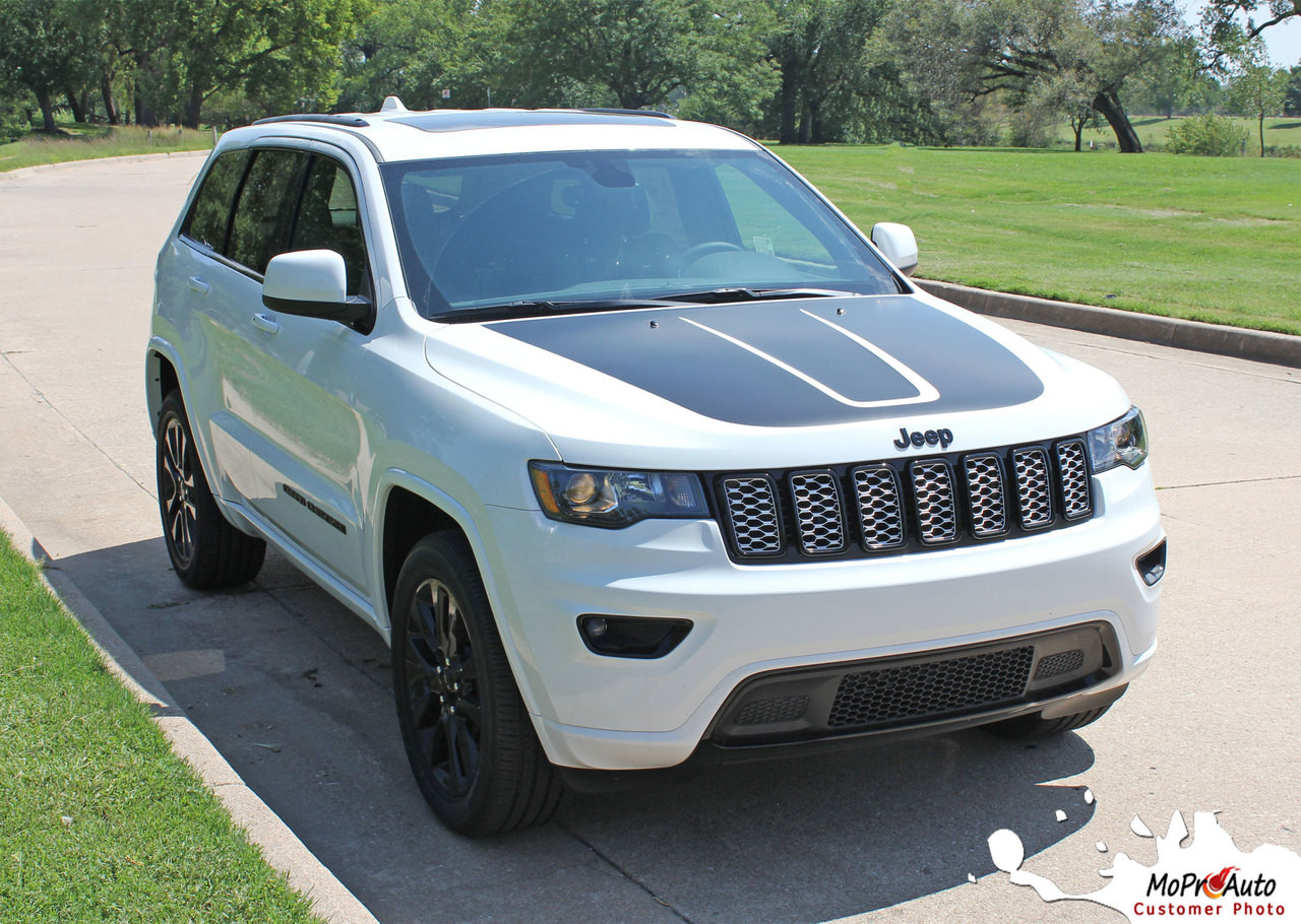 TRAIL HOOD | Jeep Grand Cherokee Trailhawk Hood Decal Stripe Vinyl ...