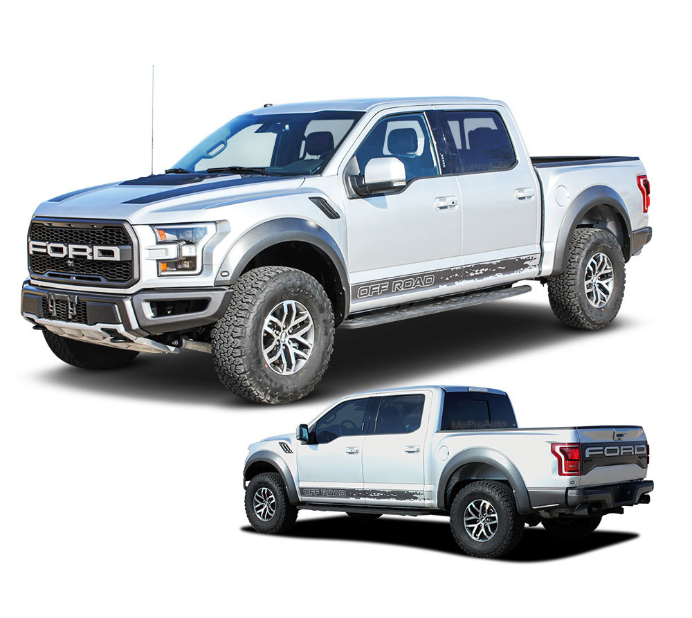 VELOCITOR ROCKERS | Ford Raptor Lower Rocker Panel Stripes Vinyl ...