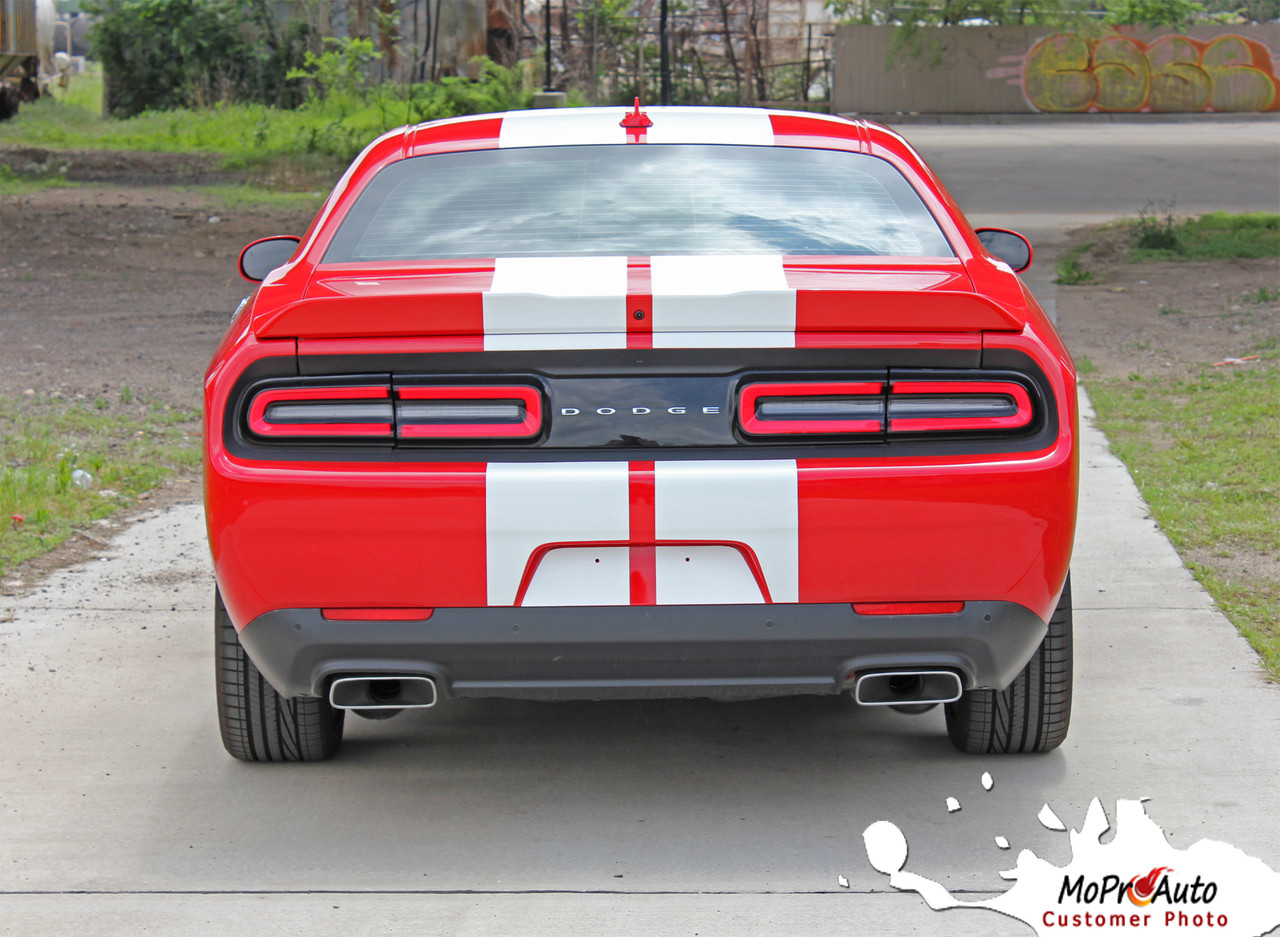 Dodge Challenger Hellcat SRT Racing Stripes AIRSHOT RALLY : Vinyl ...