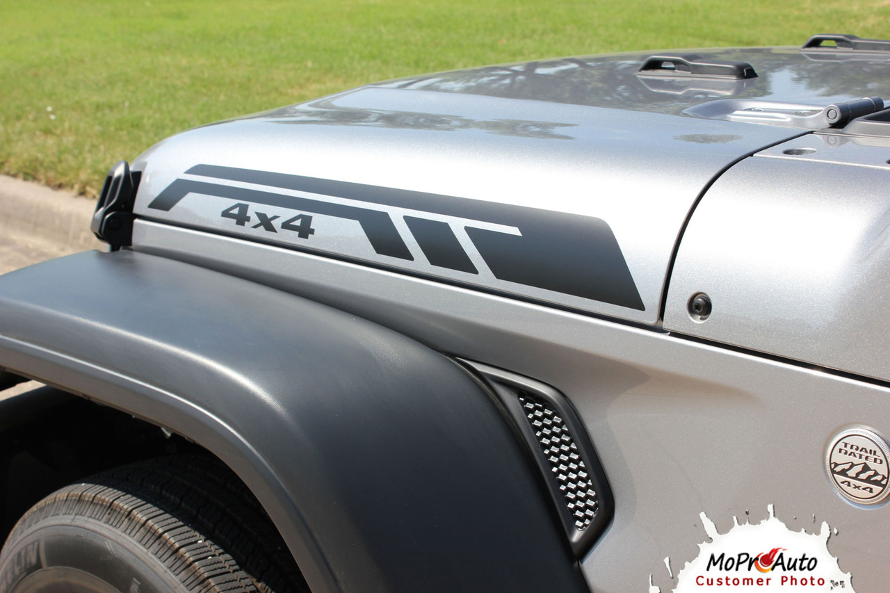 BYPASS : Jeep Wrangler JL Side Door Vinyl Graphics and Hood Decal ...