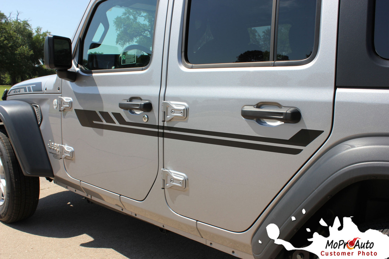 BYPASS : Jeep Wrangler JL Side Door Vinyl Graphics and Hood Decal ...
