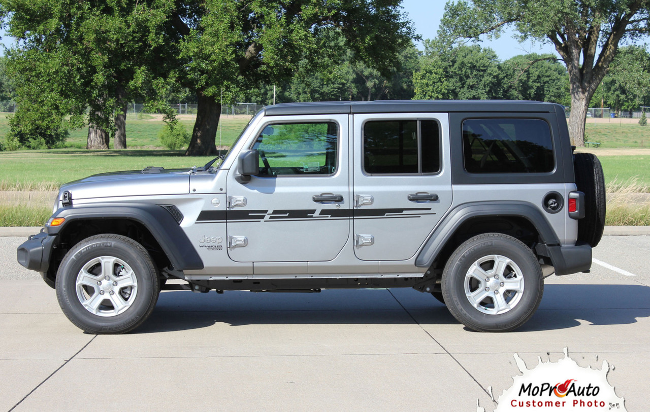 MOJAVE : Jeep Wrangler JL Side Door Vinyl Graphics and Center Hood ...