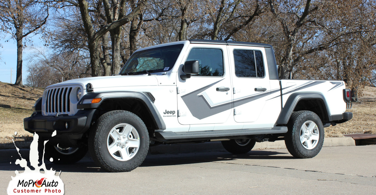 PARAMOUNT SOLID : Jeep Gladiator Side Body Vinyl Graphics Decal Stripe ...