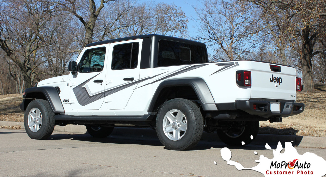 PARAMOUNT SOLID : Jeep Gladiator Side Body Vinyl Graphics Decal Stripe ...