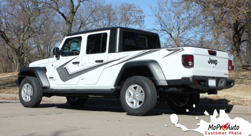 PARAMOUNT SOLID : Jeep Gladiator Side Body Vinyl Graphics Decal Stripe ...