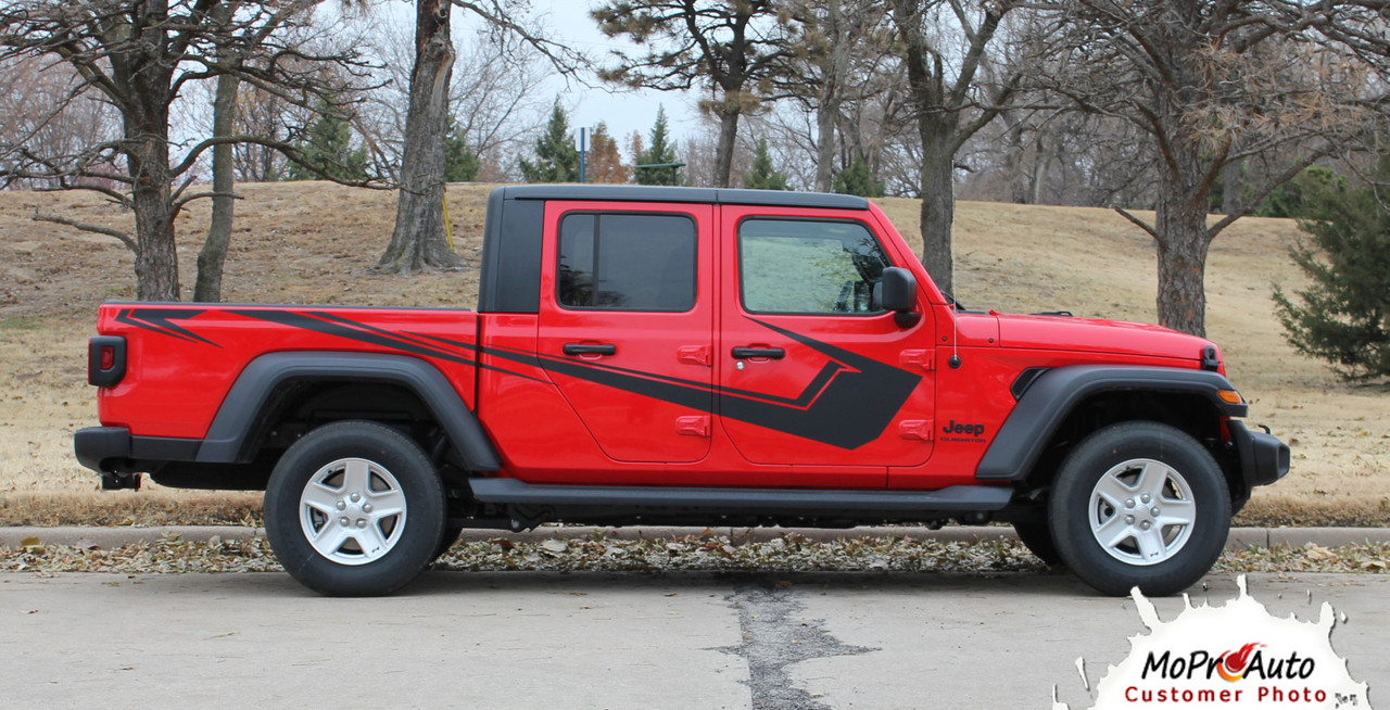 PARAMOUNT DIGITAL : Jeep Gladiator Side Body Vinyl Graphics Decal ...