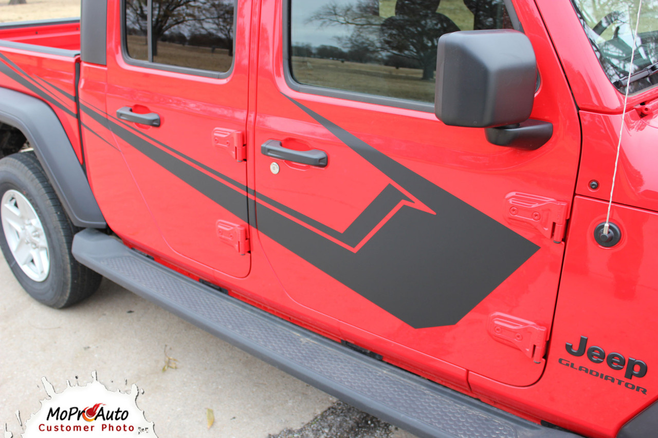 PARAMOUNT DIGITAL | Jeep Gladiator Side Body Vinyl Graphics Decal ...