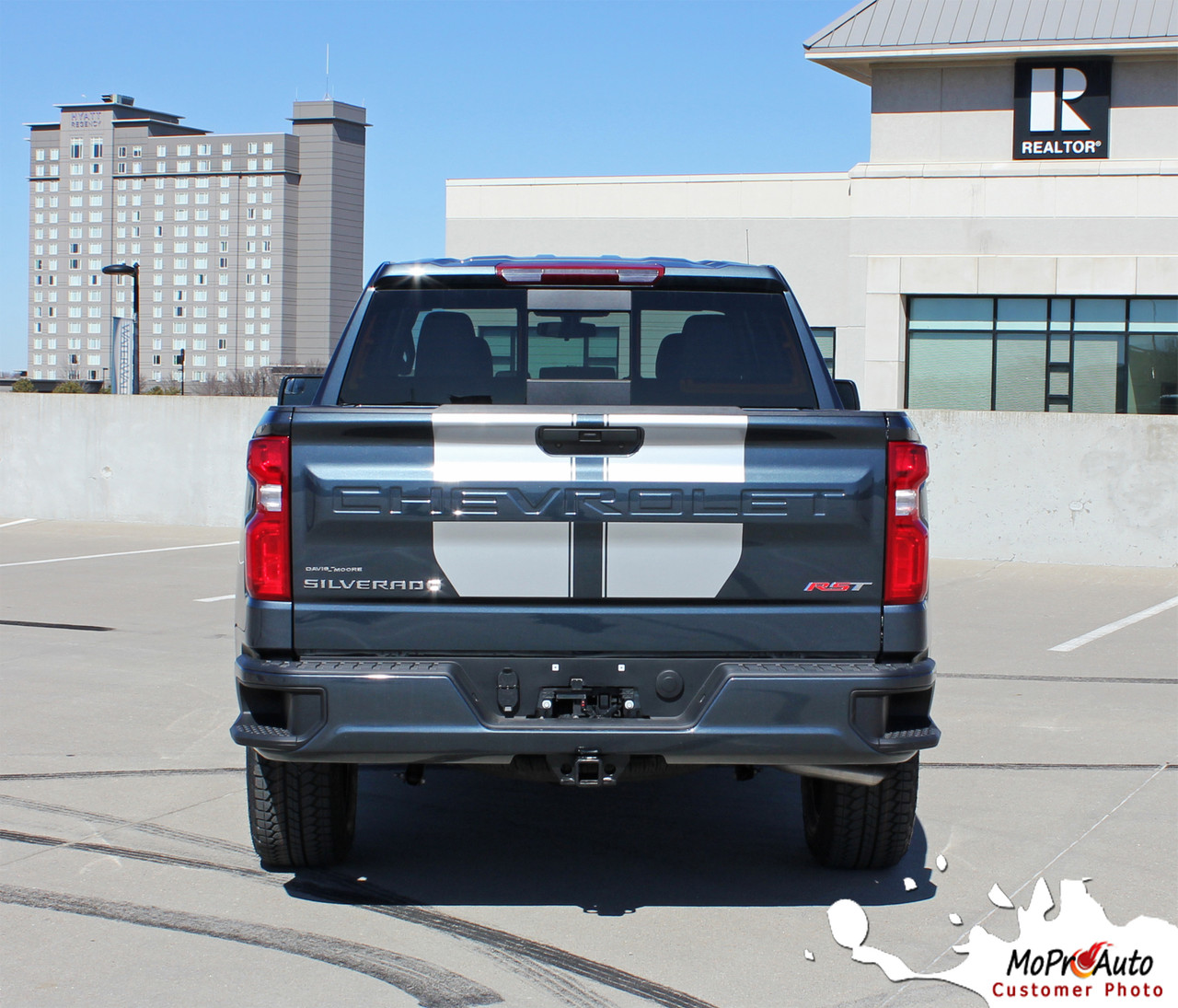BOW RALLY : Chevy Silverado Racing Stripes Hood Decal Vinyl Graphic Kit ...
