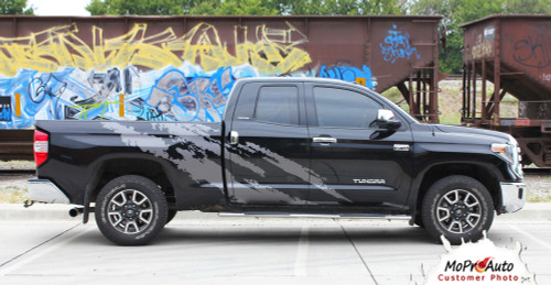 FRENZY : Toyota Tundra Side Body Vinyl Graphics Splash Design Decal ...
