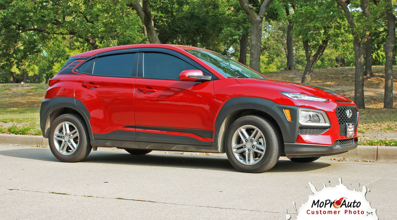 SPIRE | Hyundai Kona Vinyl Graphics Lower Body Door Decals & Rear ...