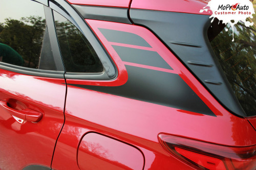 SPIRE | Hyundai Kona Vinyl Graphics Lower Body Door Decals & Rear ...