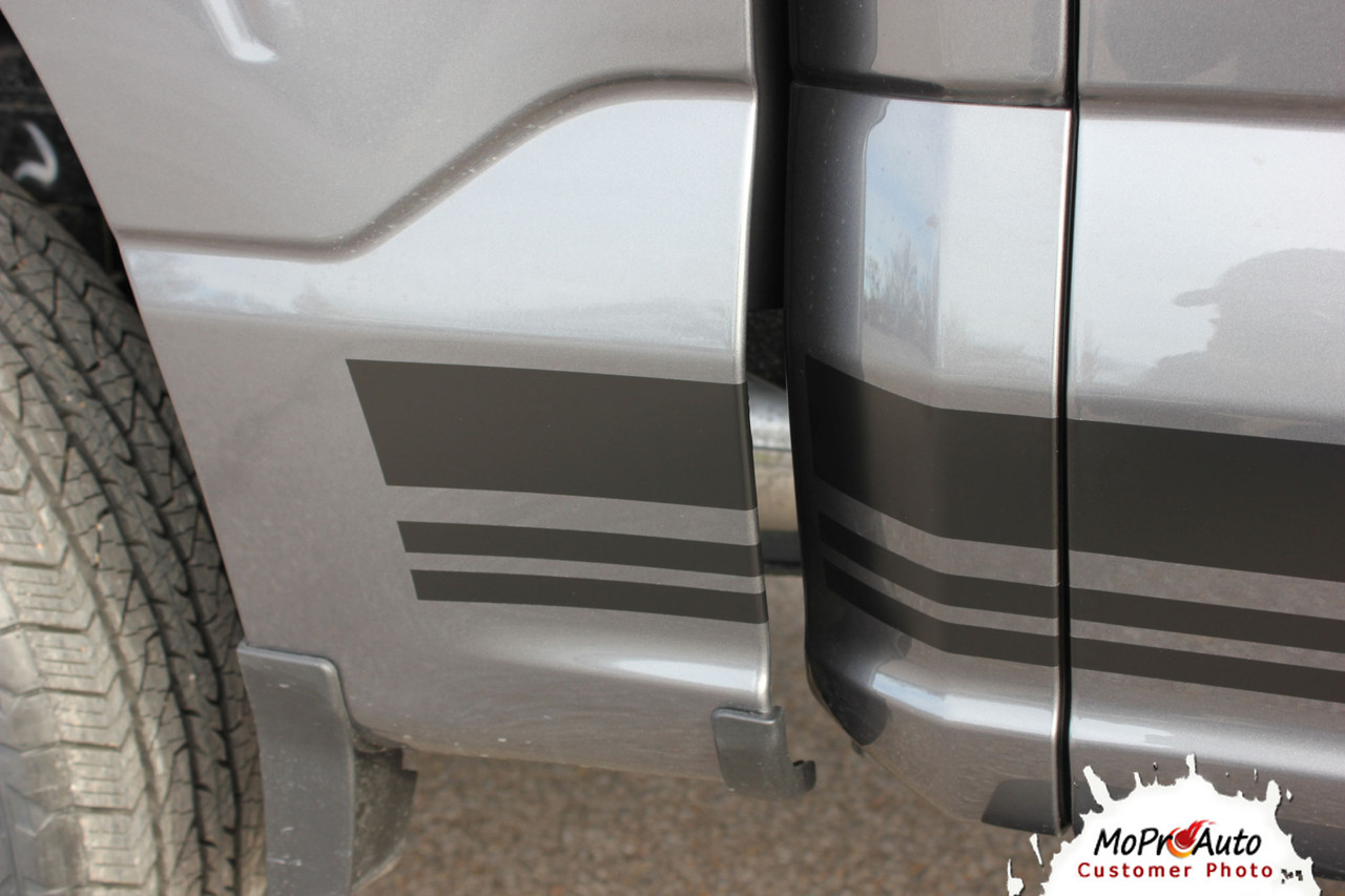F-150 ROCKERS THREE : 2021-2025 Ford F-150 Lower Rocker Panel Stripes ...