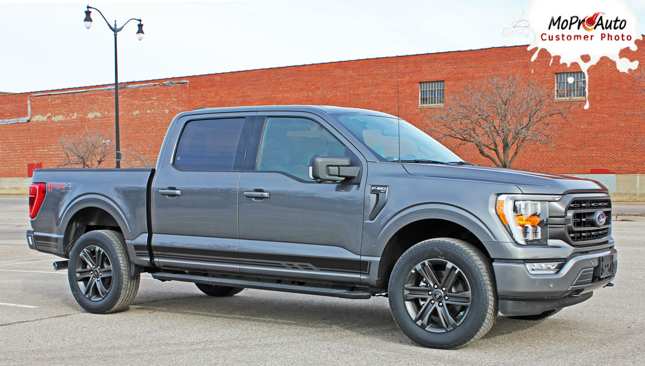 F-150 ROCKERS THREE : 2021 2022 Ford F-150 Lower Rocker Panel Stripes ...