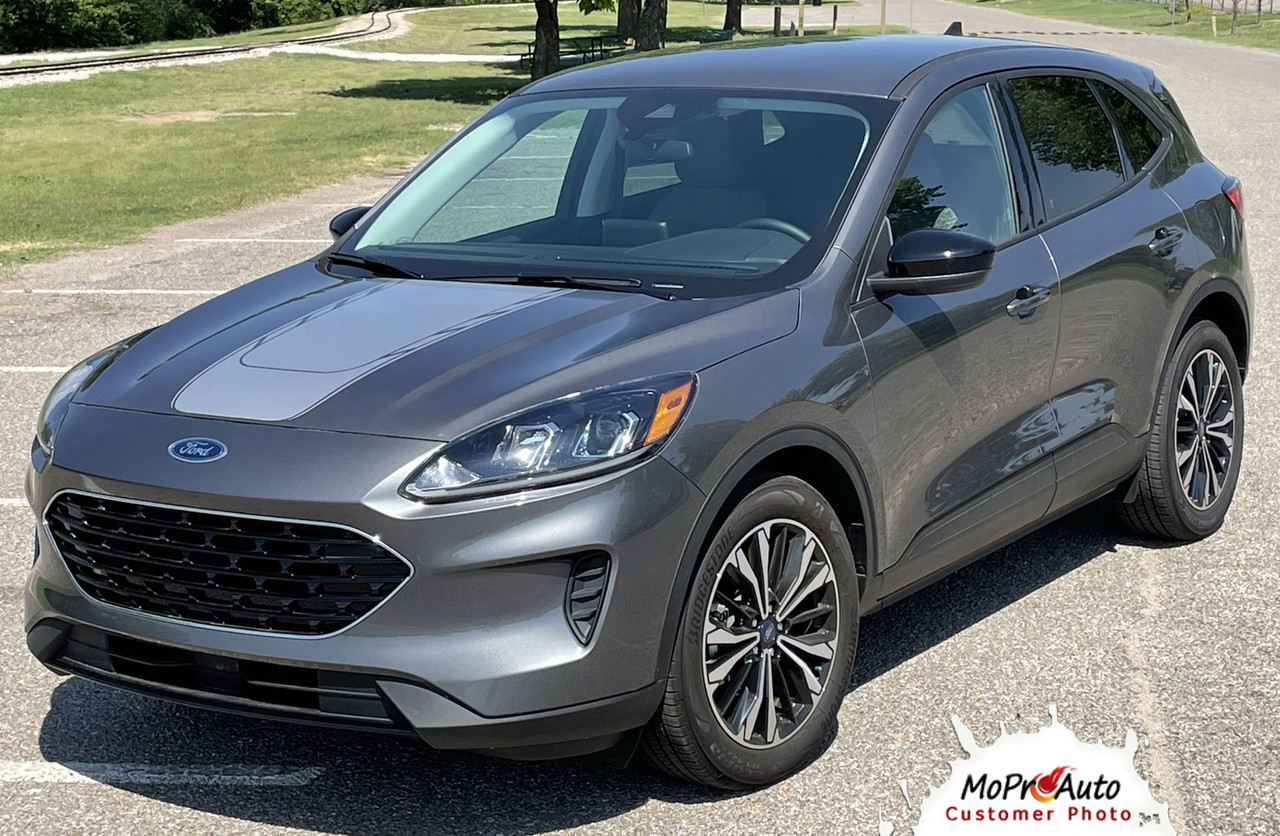 2020 EVADE HOOD : Ford Escape Hood Vinyl Graphics Decals Stripes Kit ...