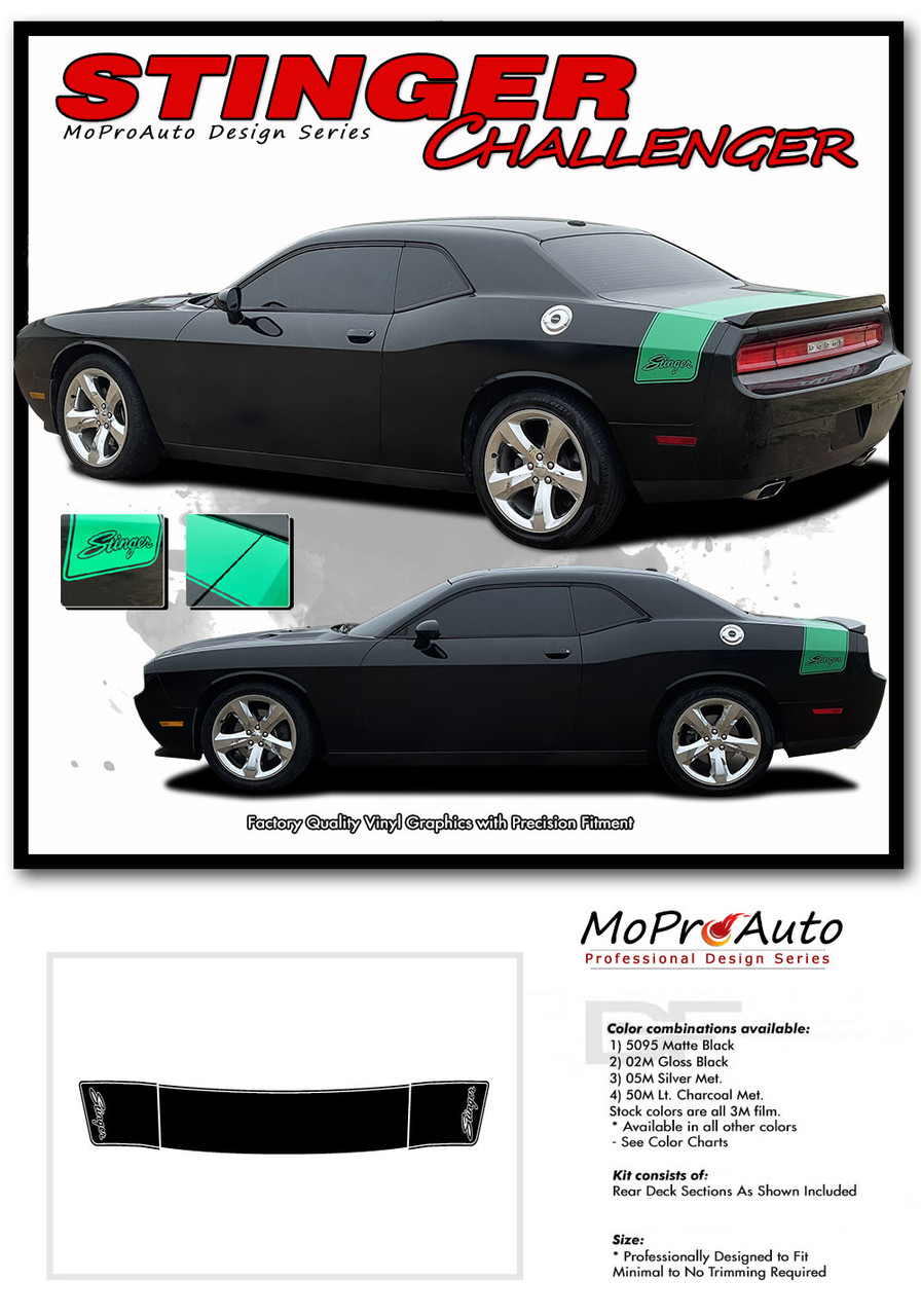 Dodge Challenger Rear Trunk Stripe SWINGER Style STINGER TAILBAND ...