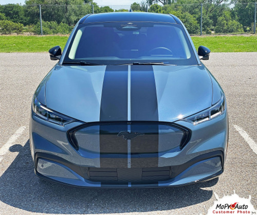 MACH-E RALLY : Ford Mustang Mach-E Racing Stripes Mach E Style Hood ...
