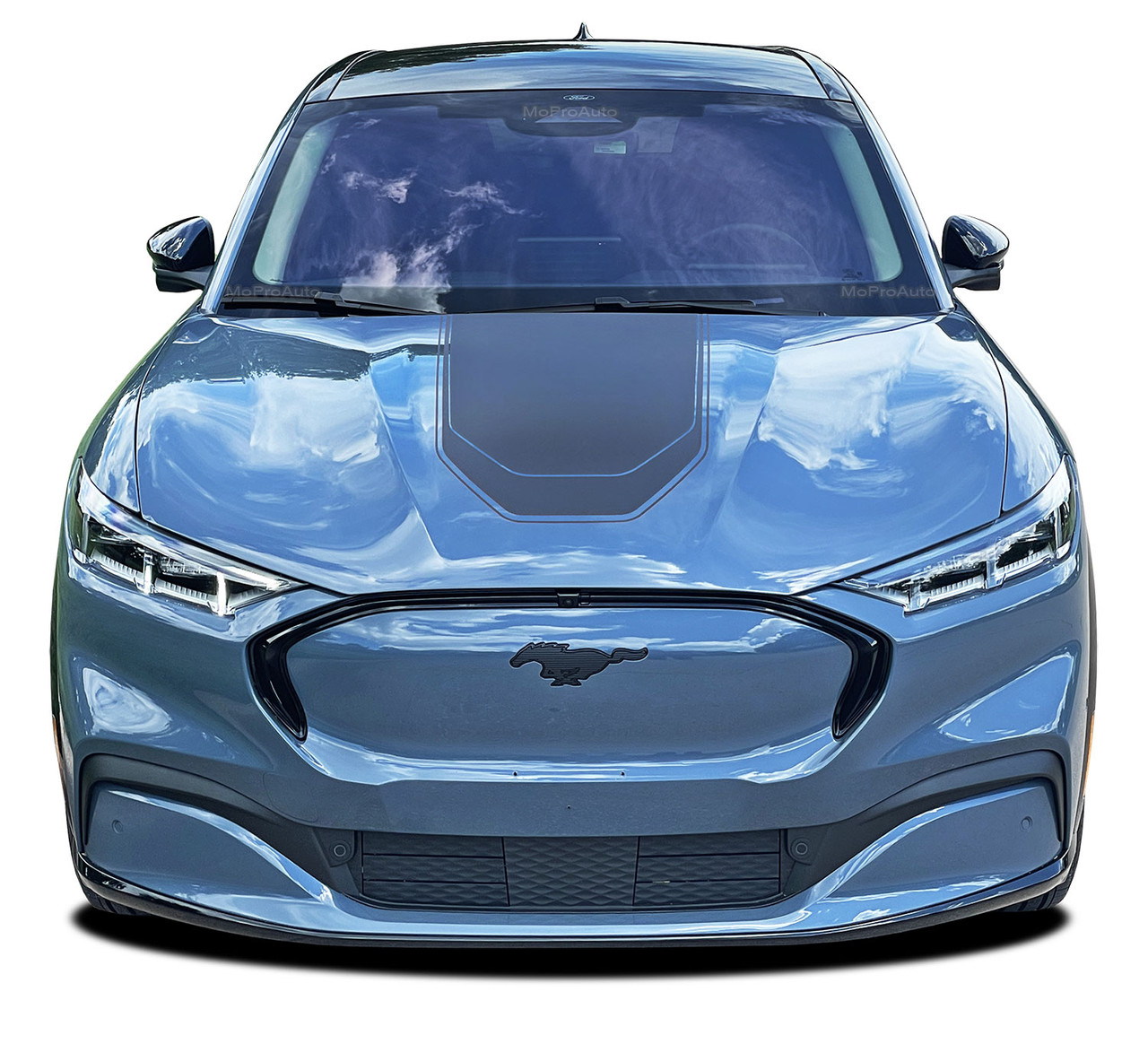 MACH SONIC SOLID | Ford Mustang Mach-E Hood Stripes Mach E Style Trunk ...